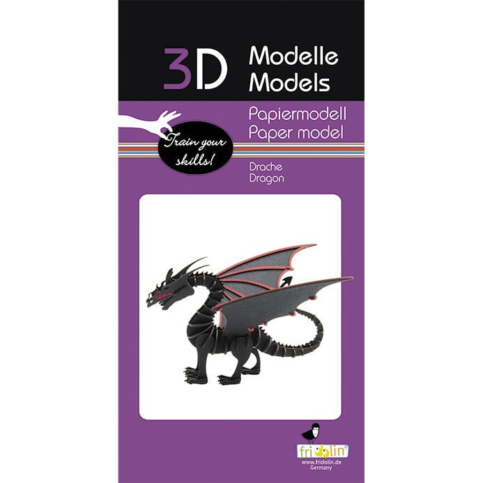 3D Paper Model - Dragon | Giggle Monkey Toys